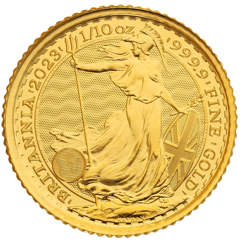 2023 1/10 Ons Gouden Britannia Munt | GoldByPost - Vanaf € 456,20